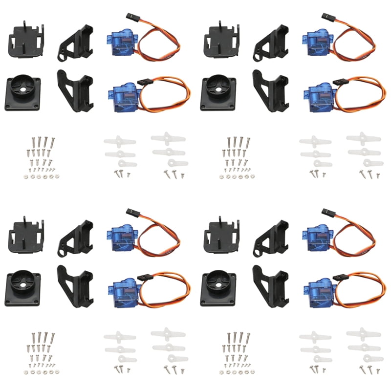 4Set Dual Axle Servo Gimbal Anti-Vibration Camera Platform Mount PTZ ...
