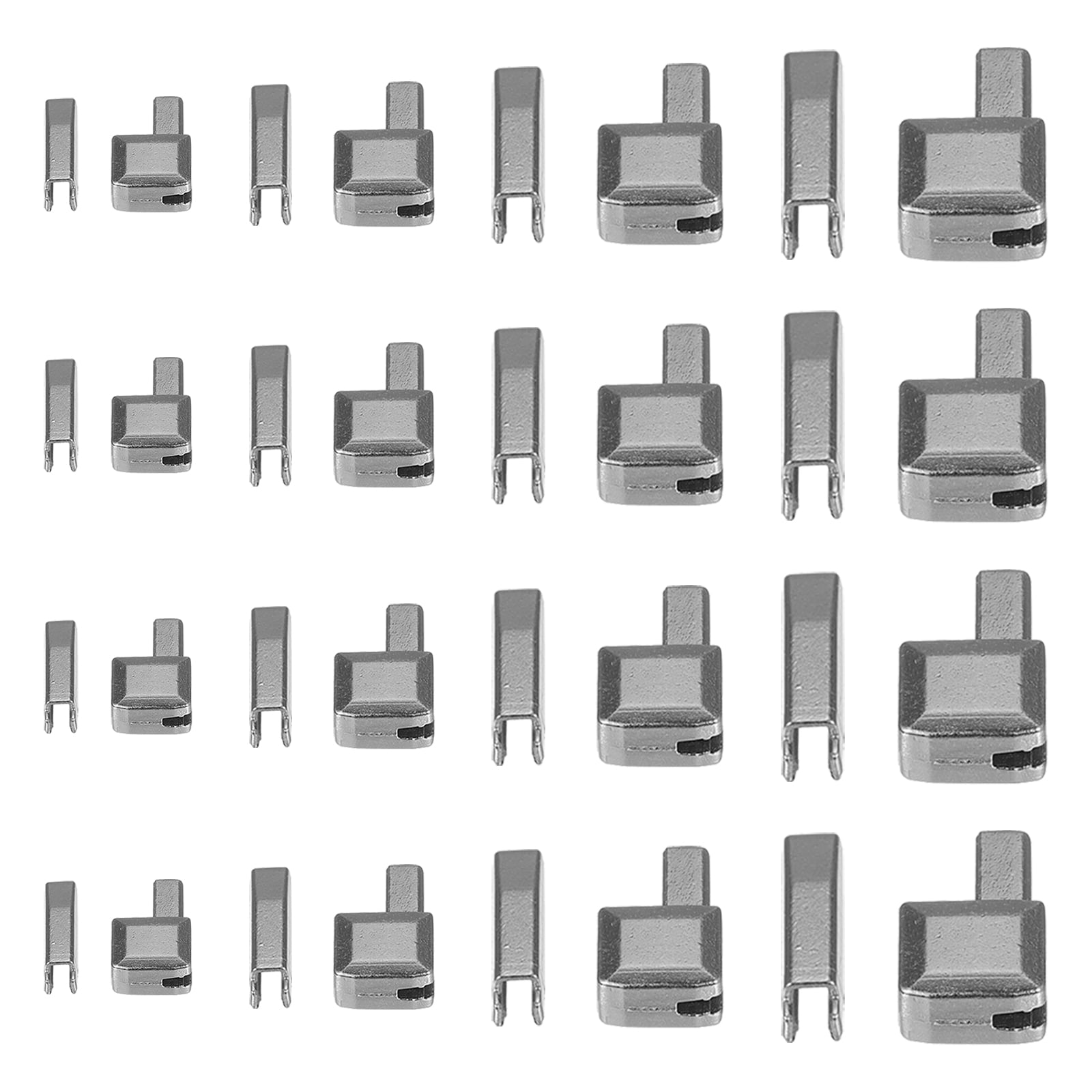 4Set Zipper Repair Kits, Retainers Box & Insertion Pins, #3 #5 #8 #10 ...