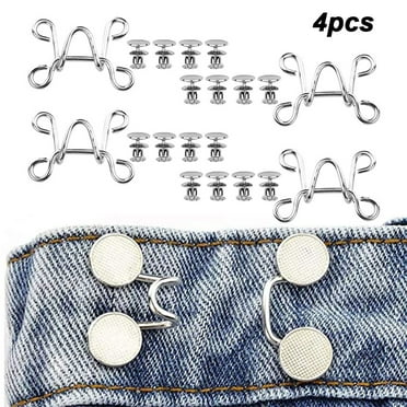 10 Pairs of Buttons for Jeans Dress Jean Tightening Buttons Alloy Jean ...