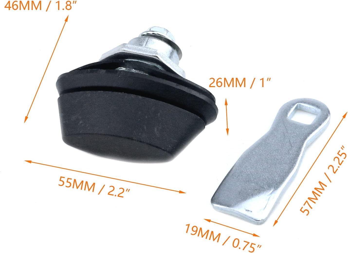 4Sets T Handle Cam Lock With Thumb Operated Swing Knob Turn Lock For ...