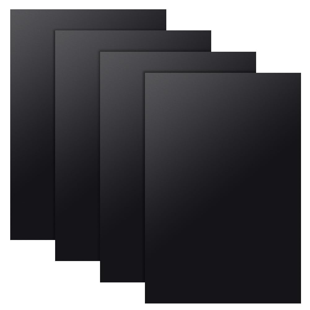 4Sheet 4 Sheets Black ABS Plastic Sheet 11.8x7.9 inch ABS Plastic ...