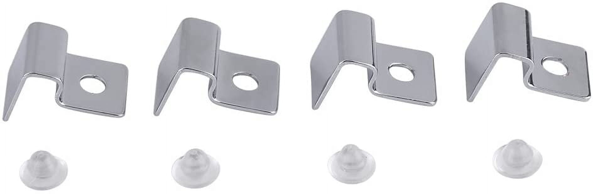 4Size 4PCS/Set Aquarium Glass Cover Clip Support Holder Stainless Steel ...