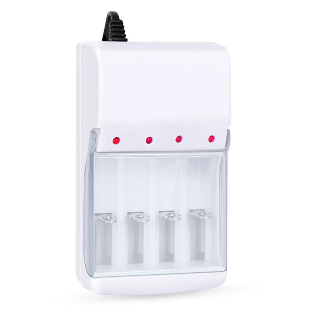 4Slot Battery Charger for 1.2V 2A/3A Batteries Charging Adapter with ...