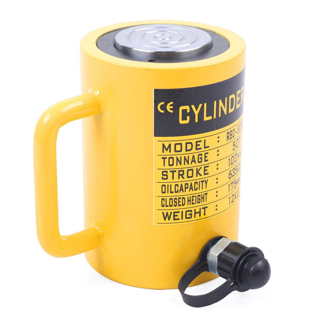 4Stroke 50 Ton Hydraulic Cylinder Ram Jack Single Acting Lifting Ram ...