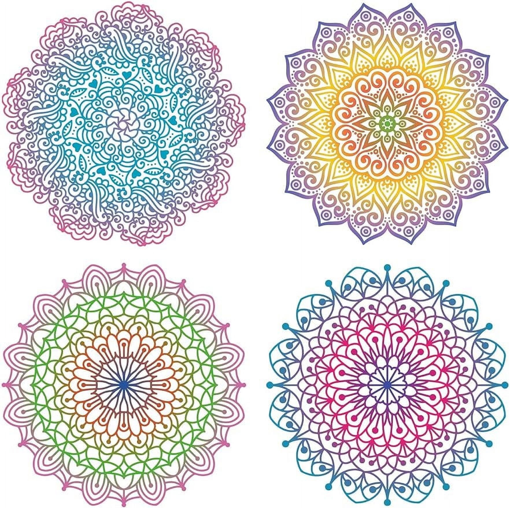 4Styles 16cm Flower of Life Window Decal Meditation Static Window ...