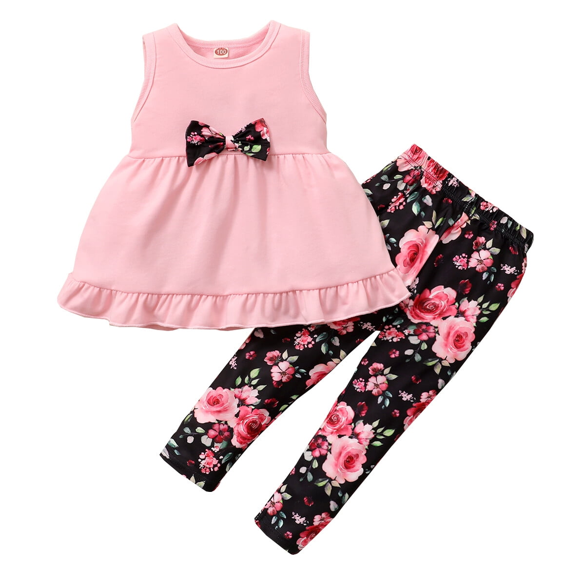 4T Baby Girls Clothes Baby Girls 2PCS Outfits 4-5T Baby Girls ...