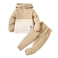 4T-7Y Toddler Baby Boys Casual Clothes Set, Long Sleeve Hooded Top and ...