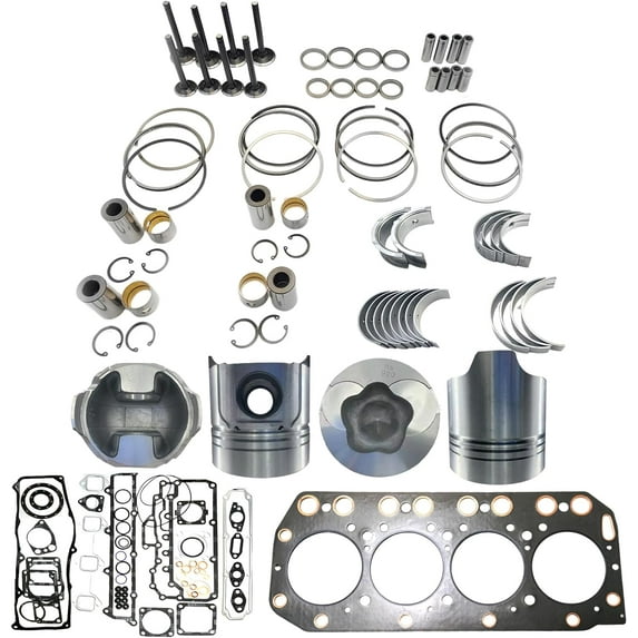 4TN100 Engine Overhaul Rebuild Kit (No cylinder liner) For Yanmar ...