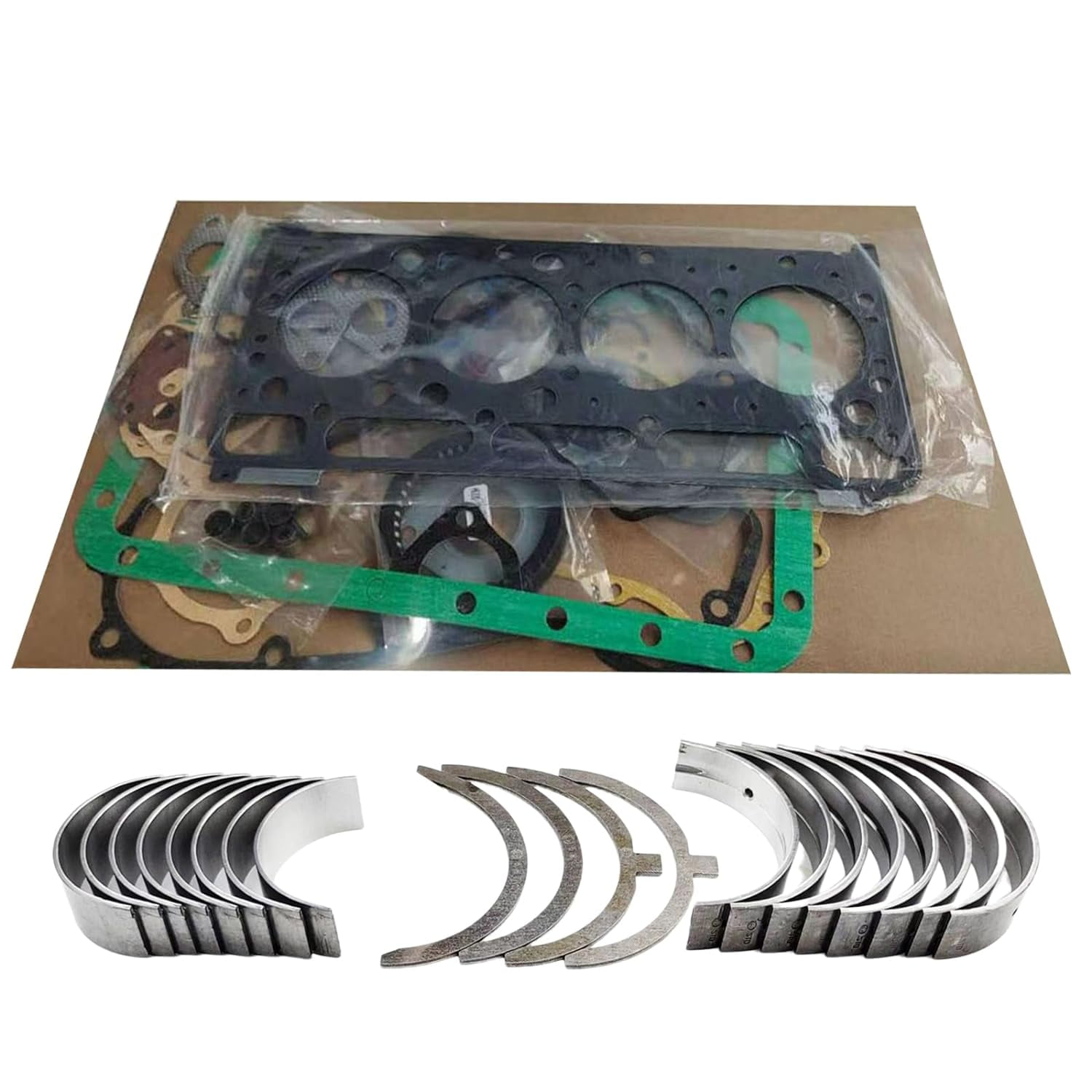 4TNV86 Bearing Kit + Full Gasket Kit for Yanmar 4TNV86 Engine Thermo ...