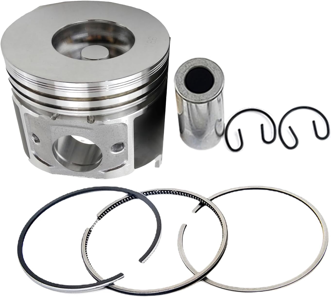 4TNV86 Piston+Piston Rings 129685-22160 12968522160 for Yanmar 4TNV86 ...