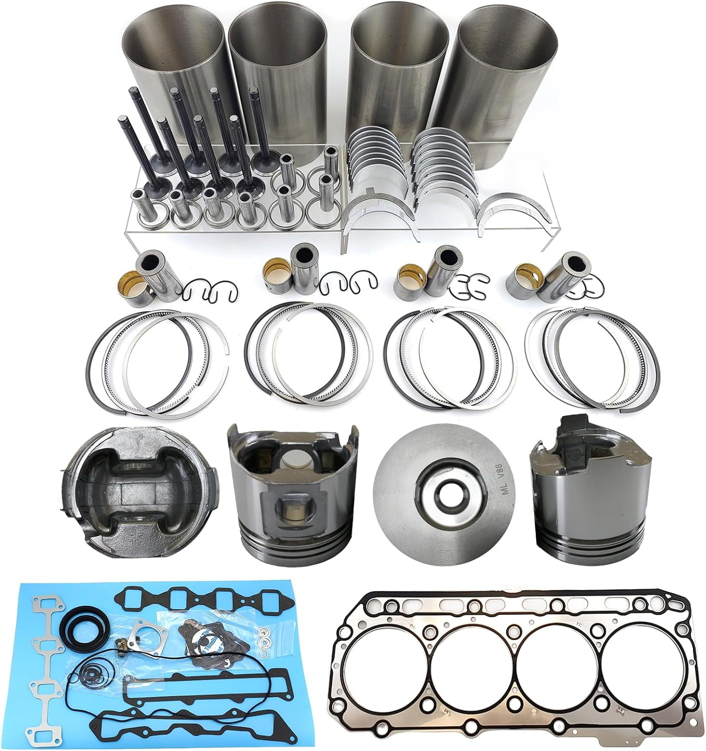 4TNV88 Engine Overhaul Rebuild Kit FOR Yanmar 4TNV88 Engine Hitachi ZX40U-2 ZX50U-2 ZX40U-3U For ...