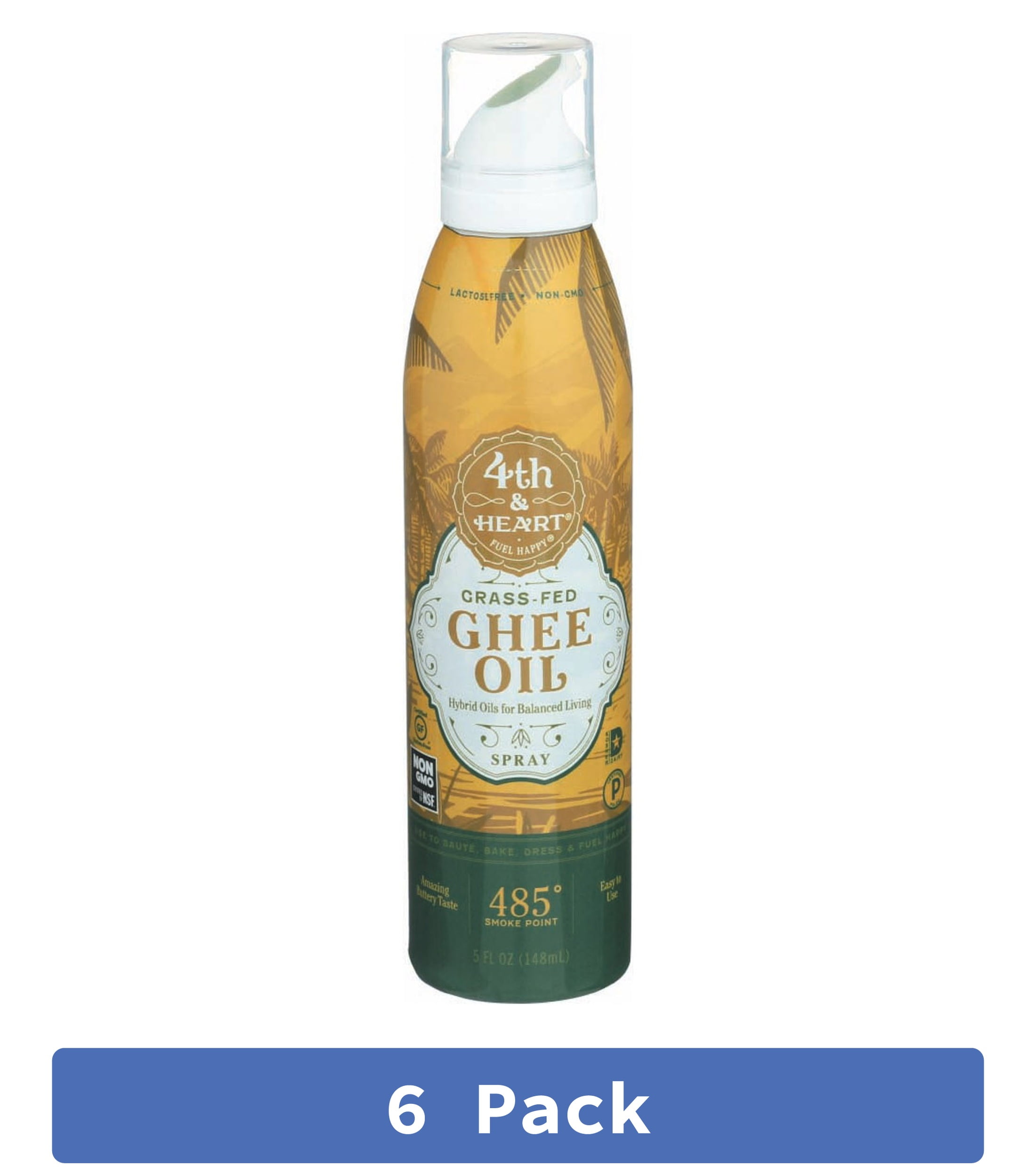 4Th Heart Oil Ghee Spray,5Oz (Pack Of 6) - Walmart.com