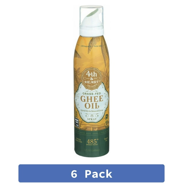 4Th Heart Oil Ghee Spray,5Oz (Pack Of 6) - Walmart.com