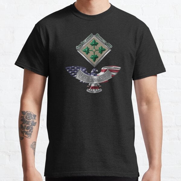 4Th Infantry Division “” Classic T-shirt - Walmart.com
