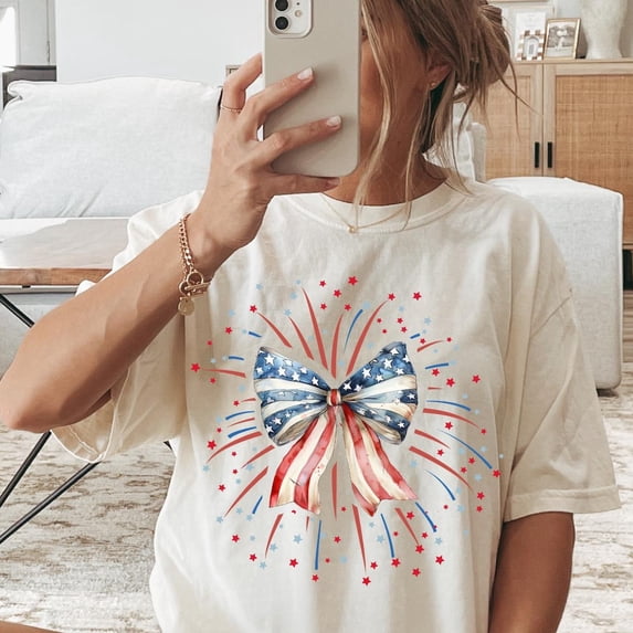 4Th Of July 4Th Shirt, Fireworks Shirt For Women, Dainty Coquette ...