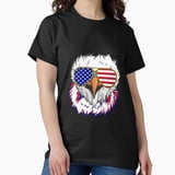 4Th Of July Bald Eagle Sunglasses Independence Day Classic T-Shirt ...