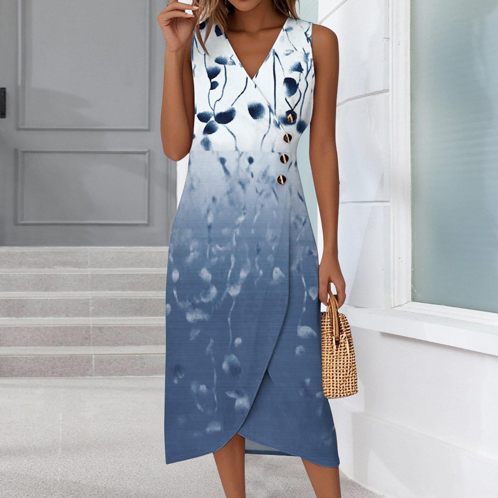 4Th July Boho Chic Dress Women, Cocktail Dresses for Women Black Summer ...