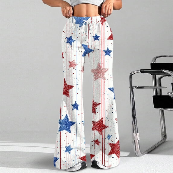 4Th of July Celebratory Pants, Red White and Blue Fashion Pants, 250Th ...