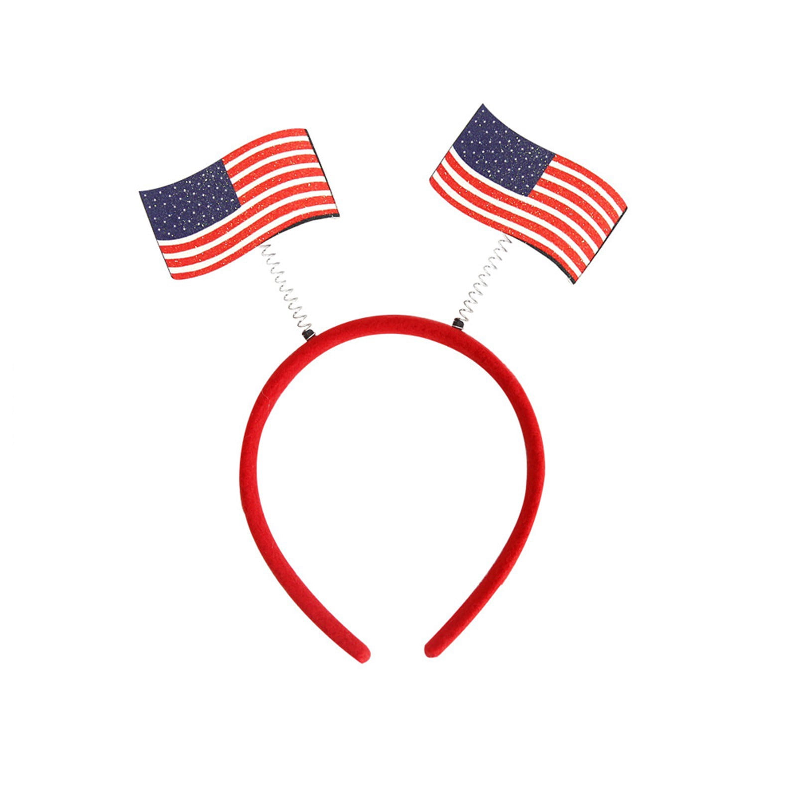 4Th Of July Decor Patriotic Headband With Us Flag Accents 100% ...