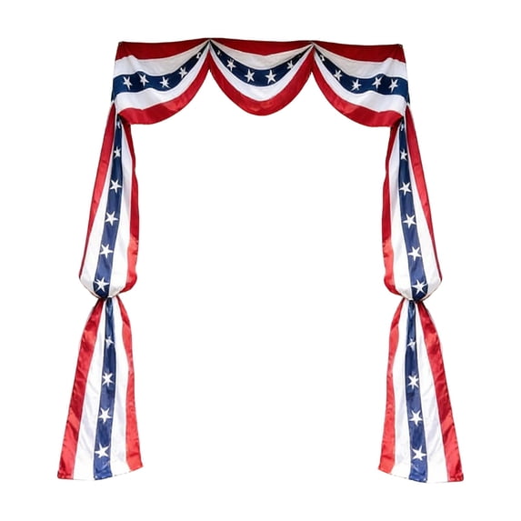 4Th of July Decorations American Flag Bunting, Patriotic Door Decor ...