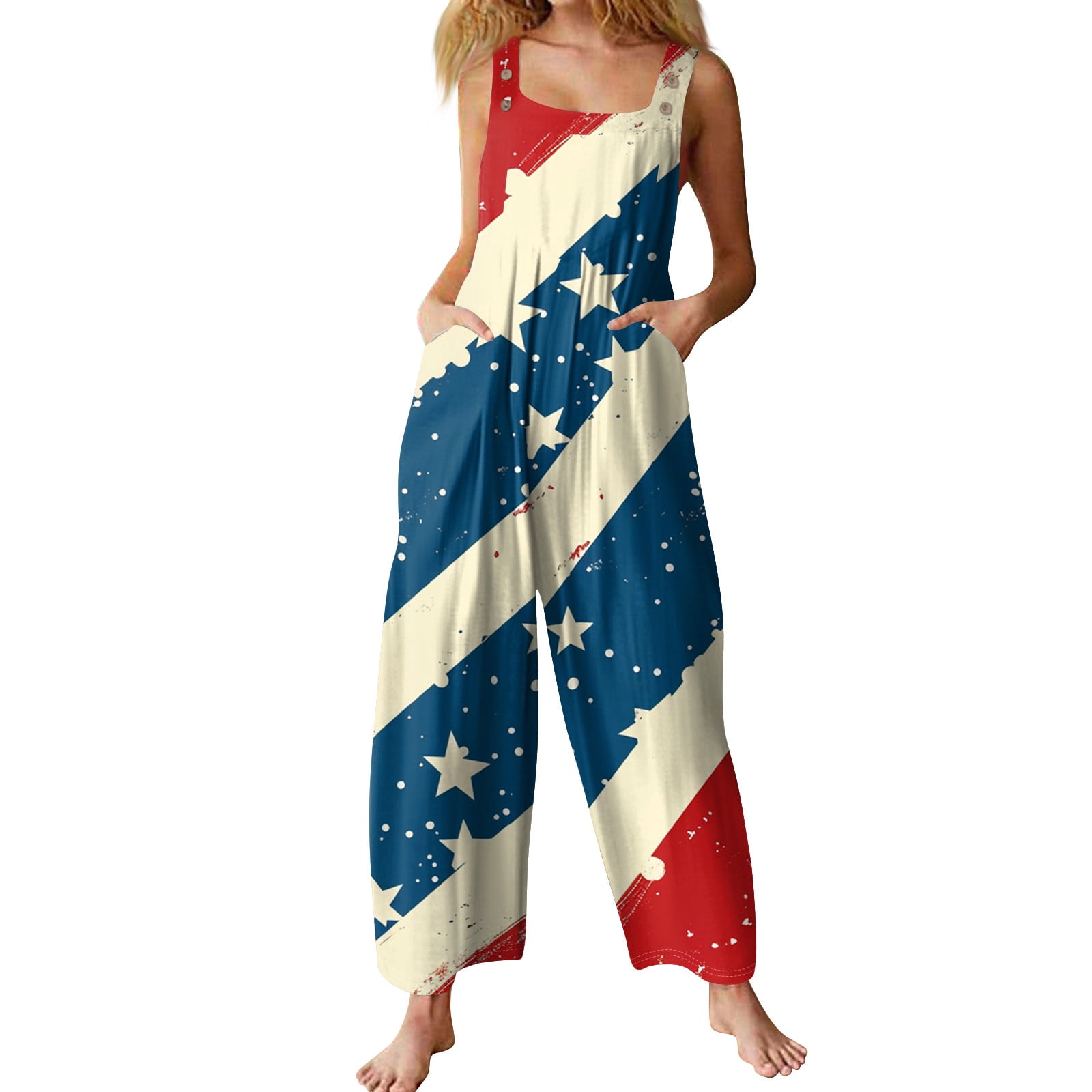 4Th of July Fashion Patriotic Pants, Red White and Blue Inspired Pants ...