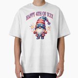 4Th Of July Gnome Red White And Blue Sparkler Fireworks T-Shirt, Gift ...