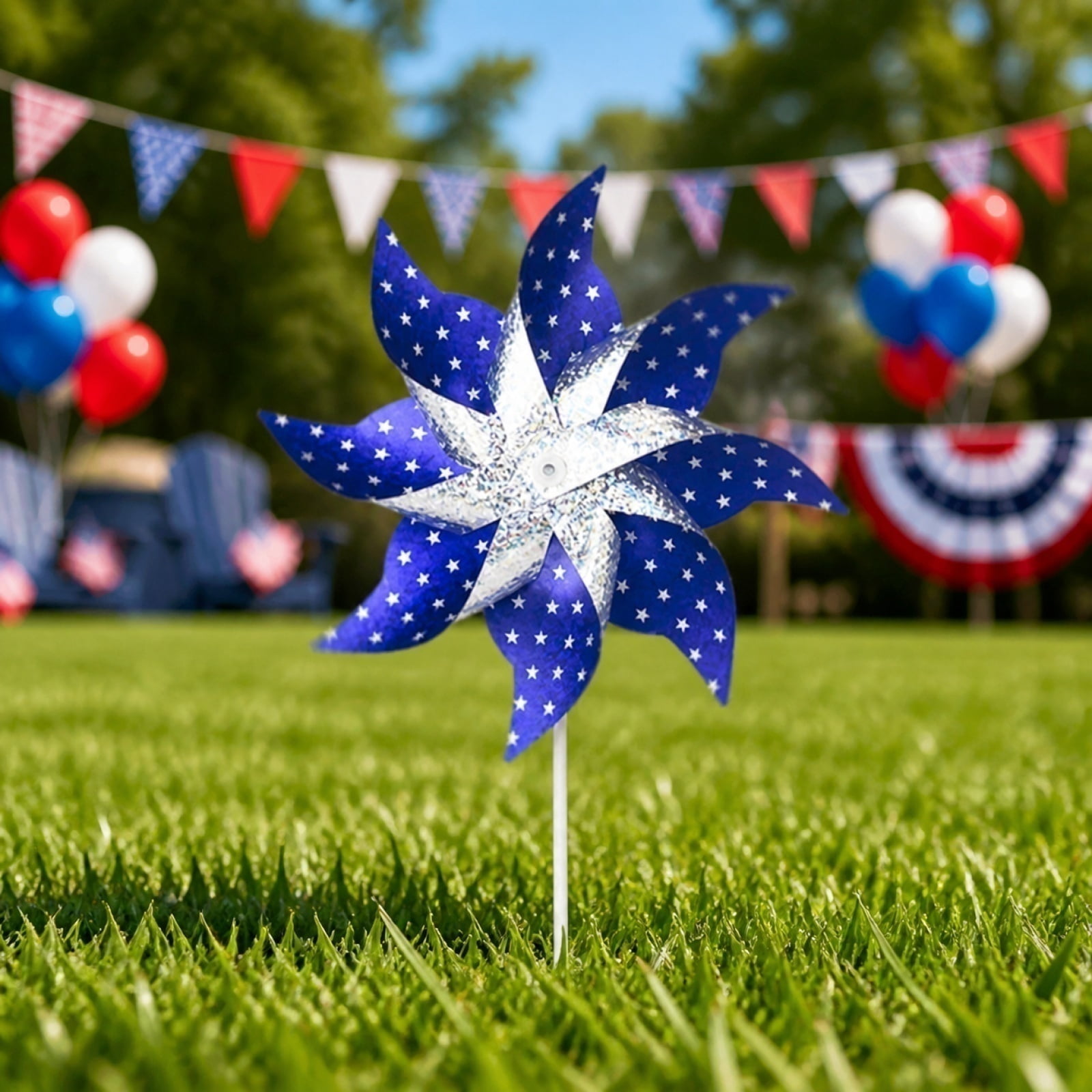 4Th of July Lawn Decorations, Fourth of July Pinwheels, Wind Spinners ...