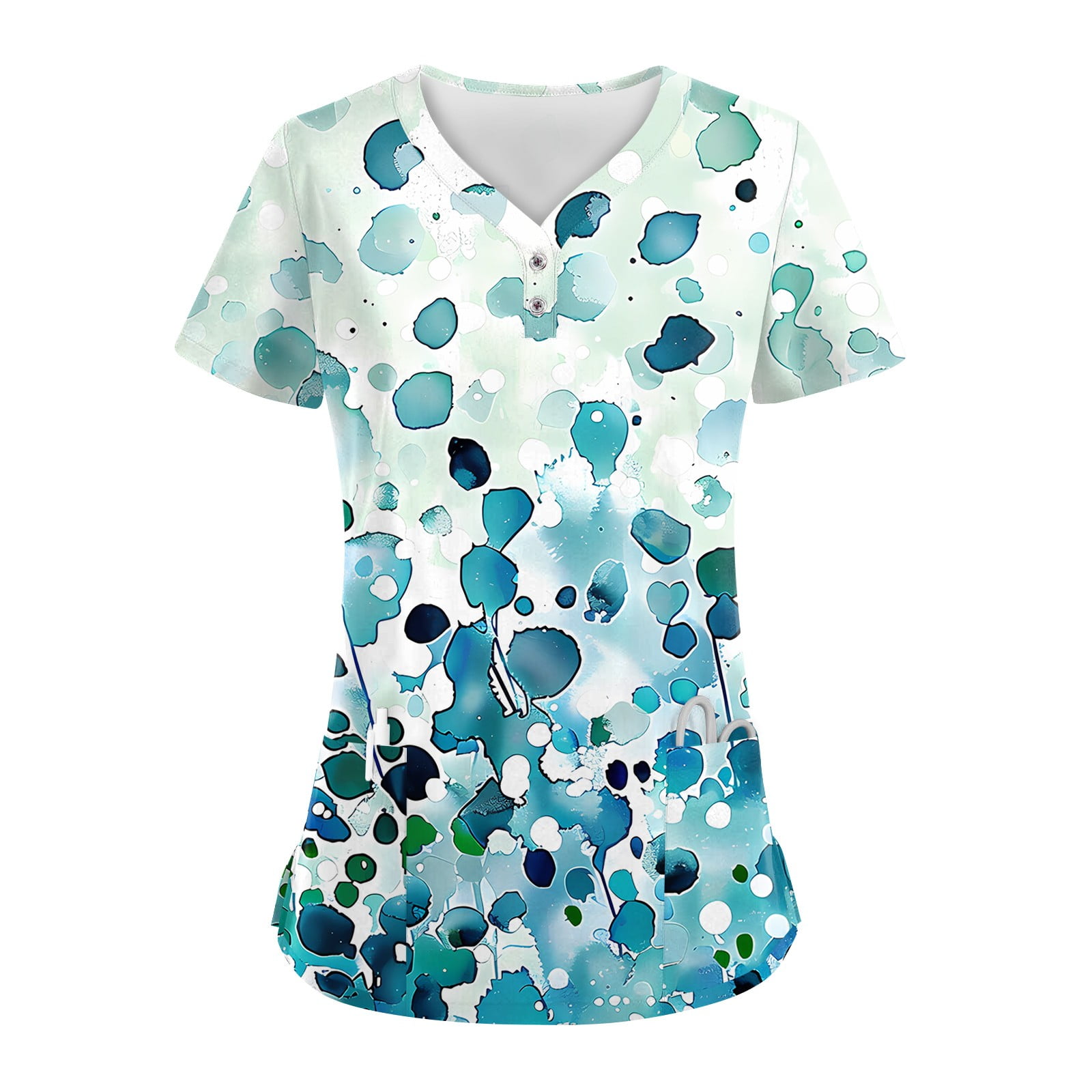 4Th of July Outfits for Women Patriotic Scrubs for Women Set - V-Neck ...