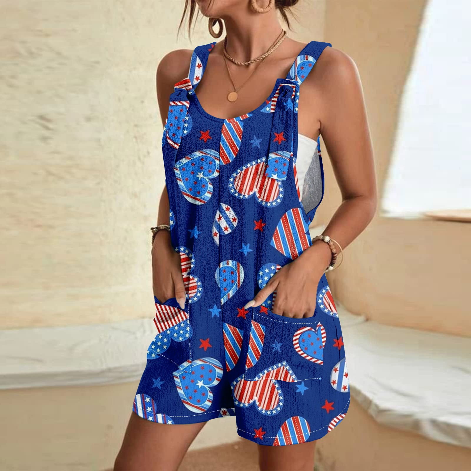4Th of July Patriotic Pants, Red White and Blue Lounge Fashion Pants ...