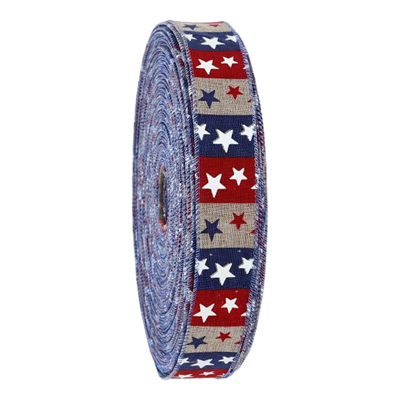 4Th of July Ribbon Patriotic Wired Ribbons for Crafts Wrapping Wreath ...