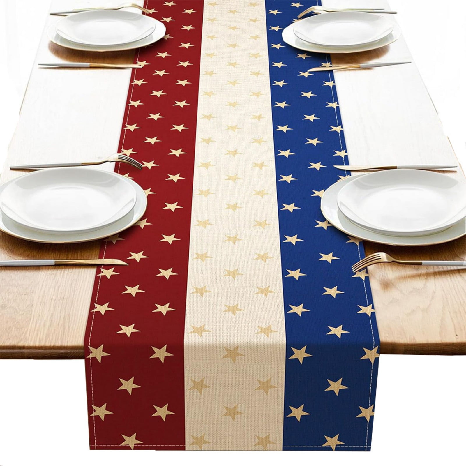 4Th of July Runner, 13X108 In, Table Runner, Linen, 250Th Anniversary ...