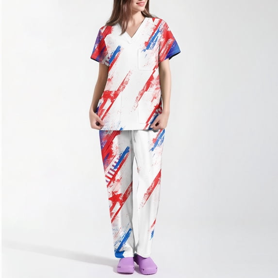 4Th of July Tops Pants, 250Th Anniversary Sets Pants, Red White and ...