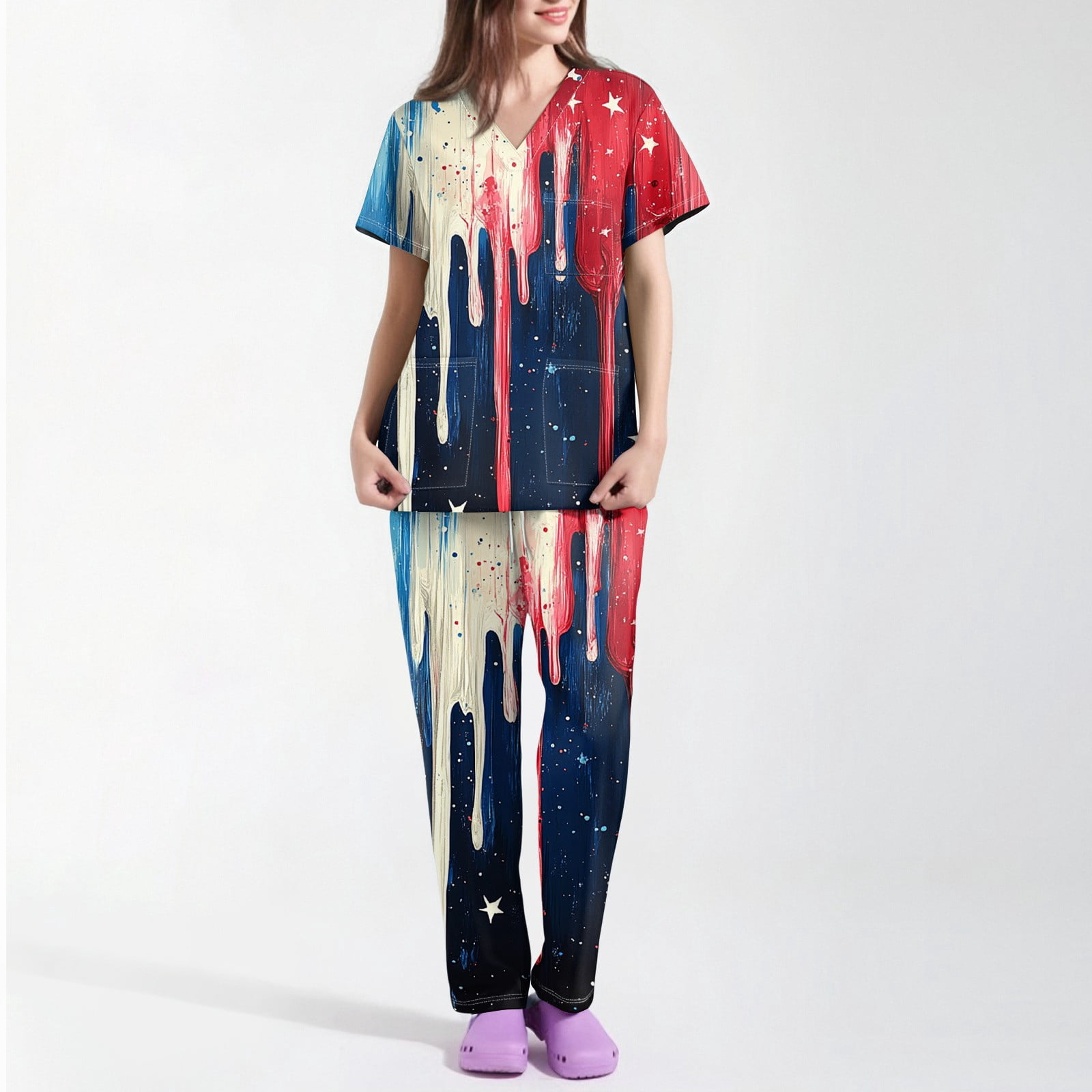 4Th of July Tops Pants, Summer Fashion Sets Pants, 250Th Anniversary ...