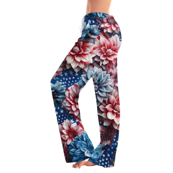 4Th of July Women's Pants, Red White and Blue Striped Pants, 250Th ...