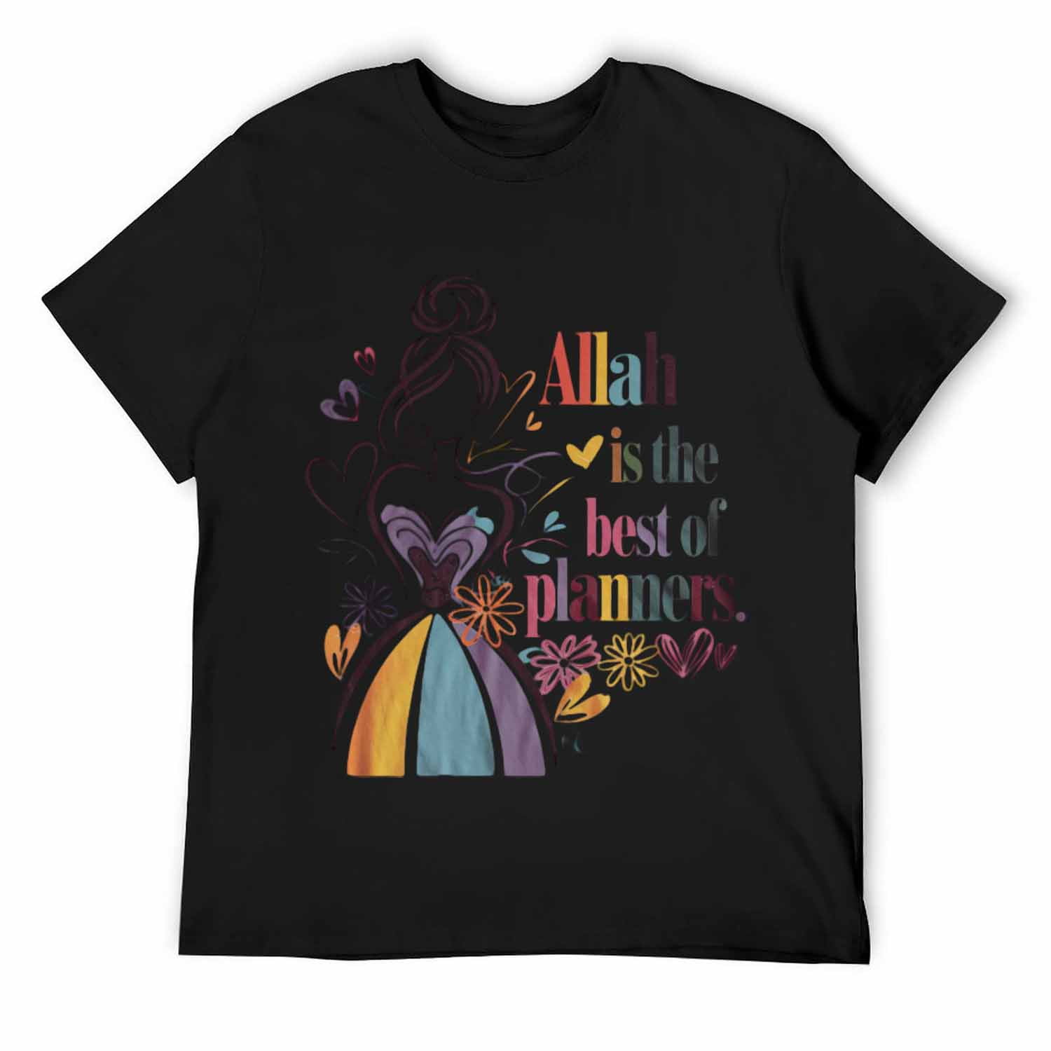 4Th Of July American Flag Retro Allah is the best of planners. Gift T ...