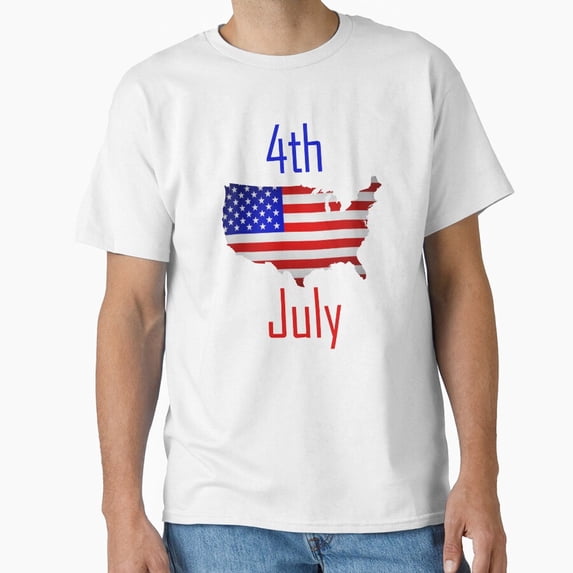 4Th Of July American Flag T-Shirt - Walmart.com