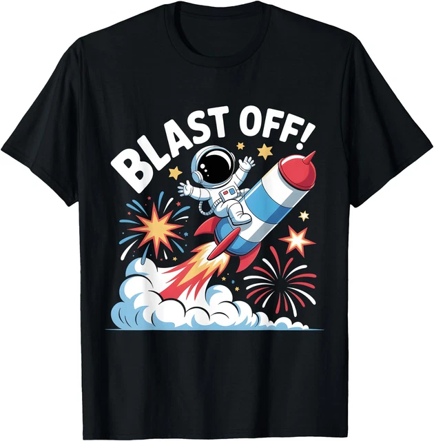 4Th Of July Astronaut Kids Space Rocket Boys Toddler T-Shirt - Walmart.com