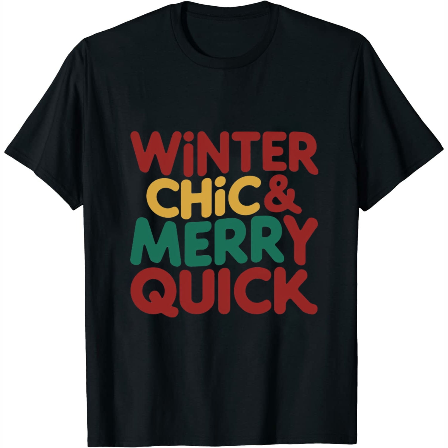 4Th Of July Christmas Gift Winter Chic & Merry Quick Vintage Country T ...
