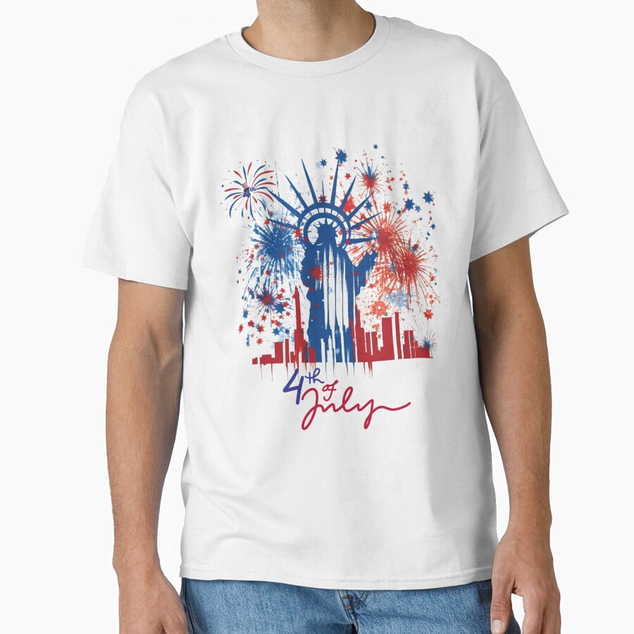 4Th Of July Classic T-Shirt, Gift For Patriotic, Independence Day Shirt ...