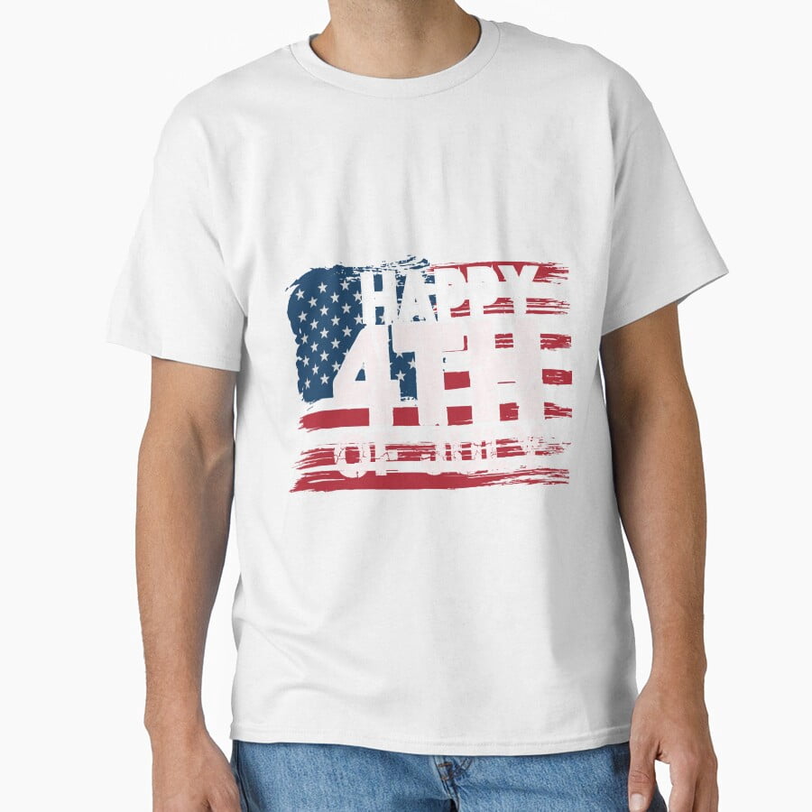 4Th Of July Design Classic T-Shirt, Gift For Patriotic, Independence ...
