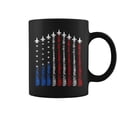 4Th Of July Fighter Jet Airplane Red White Blue Usa Flag Coffee Mugs ...