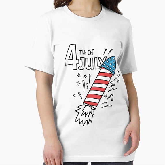 4Th Of July Fireworks Patriotic T-Shirt, Gift For Patriotic ...