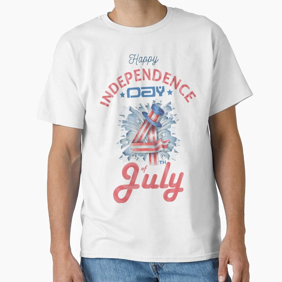 4Th Of July Independence Day Red White Blue T-Shirt - Walmart.com