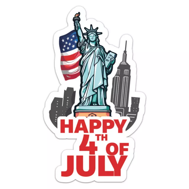 4Th Of July Independence Day Sticker Phone Decal Water Bottle Stickers ...
