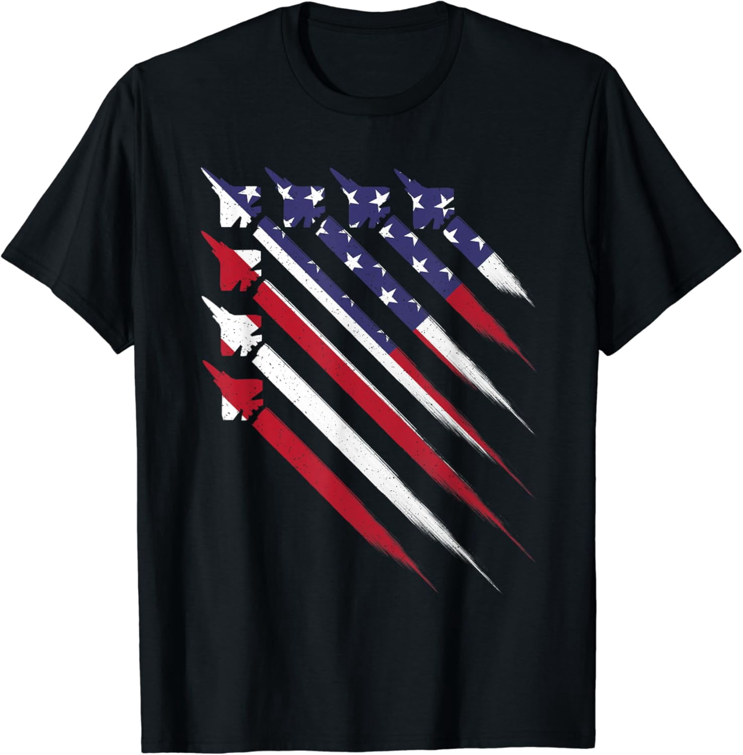 4Th Of July Jet Usa American Flag Men Boys T Shirt - Walmart.com