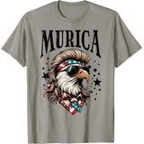 4Th Of July Mullet Eagle Murica American Men Women Kids T-Shirt, Unisex ...