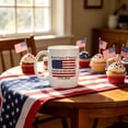 4Th Of July Patriotic Mug Cup Glass Cup for Everyday Use Elegant ...