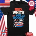 4Th Of July Red White And Boozy Shirt - Walmart.com