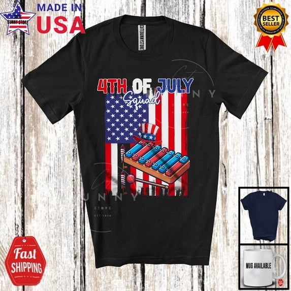 4Th Of July Squad, American Flag Xylophone, Musical Instruments ...
