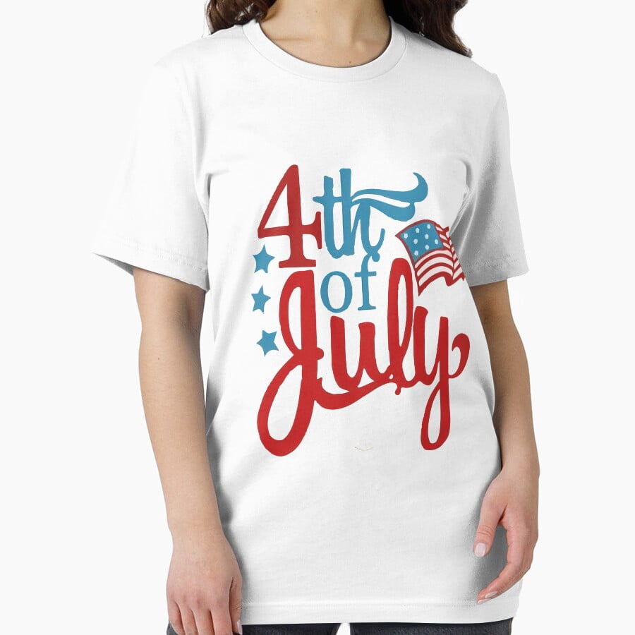 4Th Of July T-Shirt, Gift For Patriotic, independence Day Shirt, Red ...